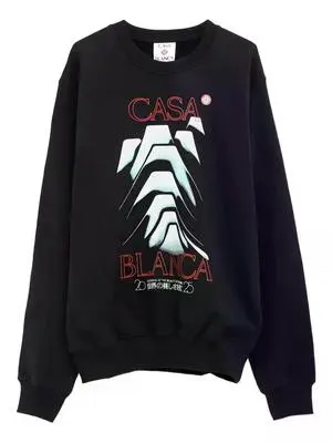 Casablanca Graphic-print Sweatshirt - Black