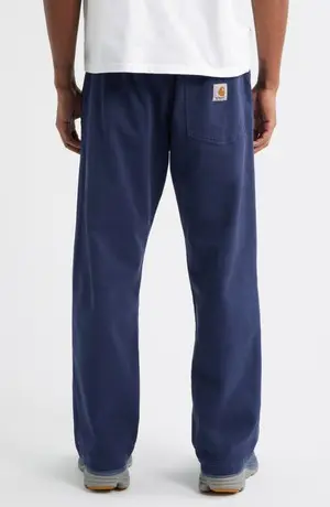 Carhartt Work In Progress Floyde Twill Drawstring Pants - Blue (garment Dyed)