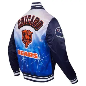 PRO STANDARD Chicago Bears Sublimated Satin Full-snap Jacket