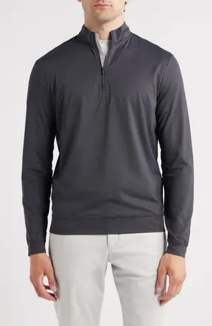 Johnnie-o Jamie Quarter Zip - Black Seal
