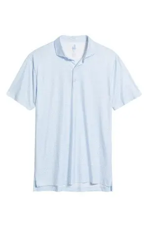 Johnnie-o Four Leaf Clover Print Featherweight Performance Polo - Kona