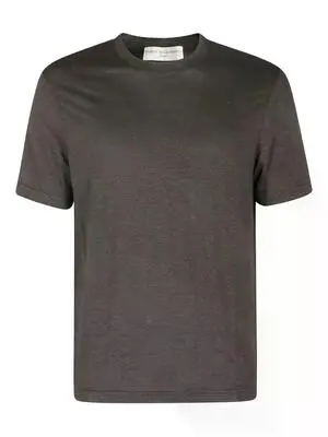 FILIPPO DE LAURENTIIS Crew Neck Short-sleeve T-shirt - Brown