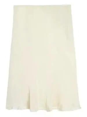 JIL SANDER Satin Mini Skirt