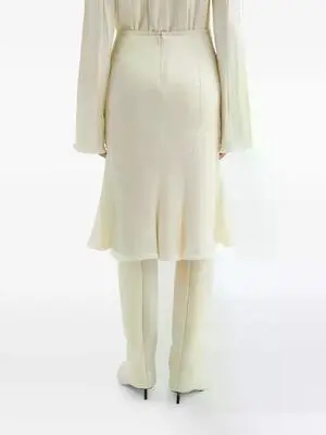 JIL SANDER Satin Mini Skirt