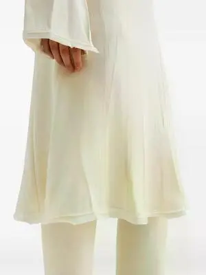JIL SANDER Satin Mini Skirt