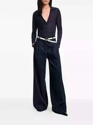Dorothee Schumacher Pinstriped Wide-leg Trousers