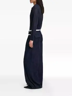 Dorothee Schumacher Pinstriped Wide-leg Trousers