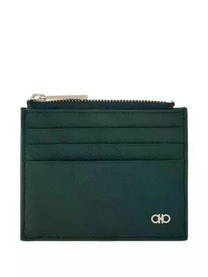 FERRAGAMO Gancini Cardholder - Green