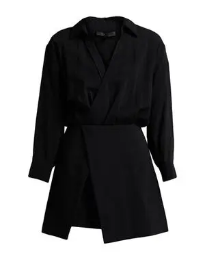 Maje Jumpsuit In Viscose And Polyamide - Black