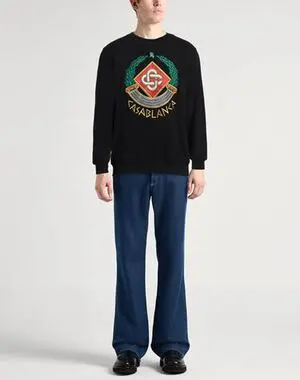Casablanca Crewneck Sweatshirt With Embroidered Logo