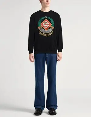 Casablanca Crewneck Sweatshirt With Embroidered Logo