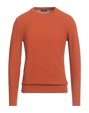 ZANONE Sweater Size Cotton - Rust