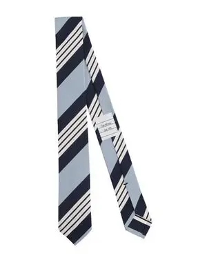 Thom Browne Striped Necktie - Blue