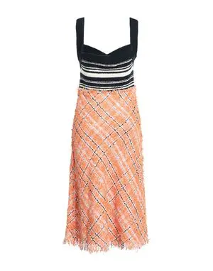 Marni Midi Flared Bouclé Knit Dress