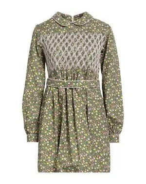 Maison Kitsuné Military Cotton Mini Dress - Green