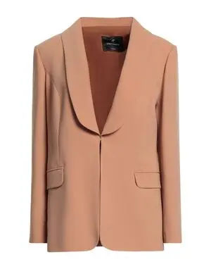 CRISTINAEFFE Crepe Single-breasted Blazer - Beige