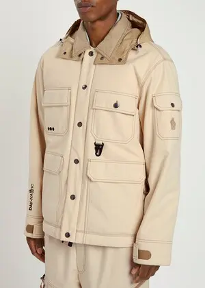 Moncler Kelpius Padded Cotton-twill Overshirt Jacket
