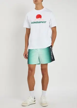 Casablanca Montagne Logo-print Cotton T-shirt