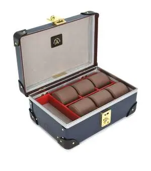 GLOBE-TROTTER Centenary 6-slot Watch Case - Navy