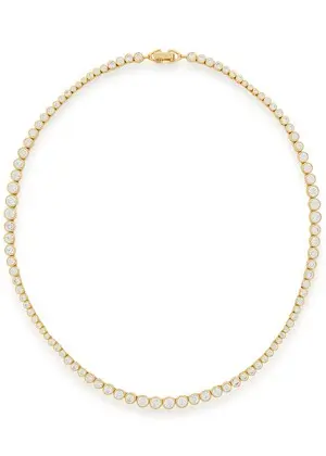 RAGBAG 18kt -plated Tennis Chain Necklace - Gold