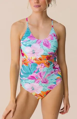 NANI Ruched One-piece Swimsuit - Freedive
