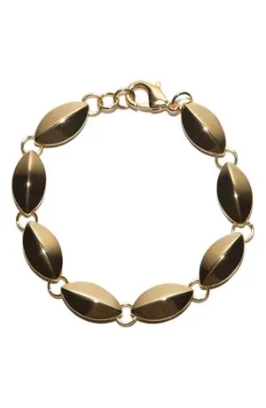 Argento Vivo Marquee Chain Link Bracelet - Gold
