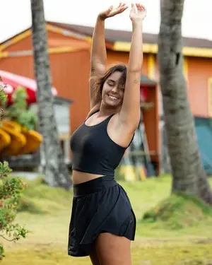 NANI Sea Spray Swim Skirt - Black