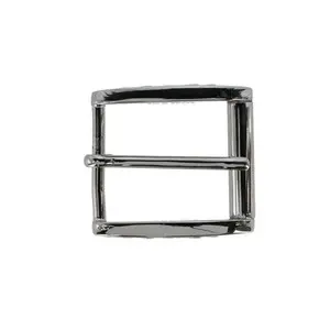 Trafalgar 35mm Roller Harness Belt Buckle - Shiny Nickel