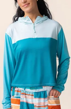NANI Quarter Zip Sunshade - Still Water