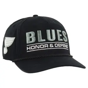 '47 St. Louis Blues Oht Hitch Adjustable Hat - Black