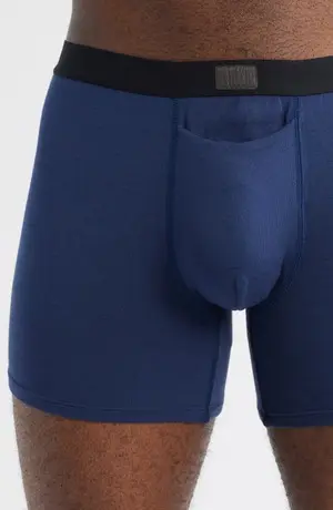 Lunya Stretch Modal Boxer Briefs - Deep Blue