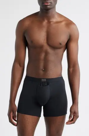 Lunya Stretch Modal Boxer Briefs - Immersed Black