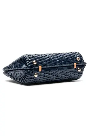 FRANCES VALENTINE Buzzy Woven Wicker Top Handle Bag