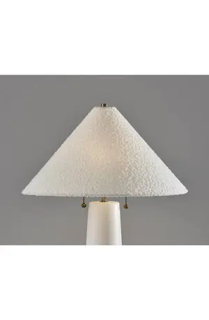 ADESSO Waylon Table Lamp - White