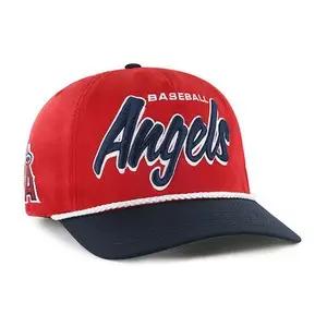'47 Los Angeles Angels Dropshadow Rope Hitch Adjustable Hat - Red