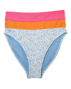 NANI Colorblock High-waisted Swim Bottom - Ostler