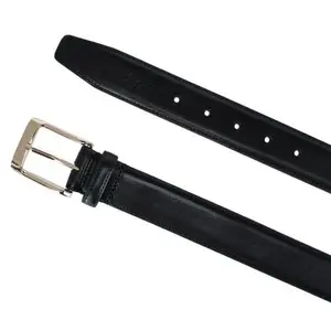 Trafalgar Cornelius 35mm Cortina Leather Dress Belt - Black