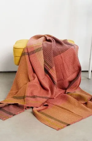 STUDIO VARIOUSLY Cocoon Merino Waffle Handloom Throw