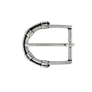 Trafalgar 35mm Horseshoe Inspired Harness Belt Buckle - English Silver