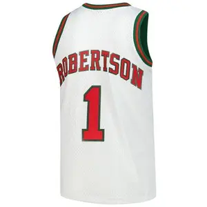 Mitchell & Ness Oscar Robertson Milwaukee Bucks Hardwood Classics Swingman Jersey - White