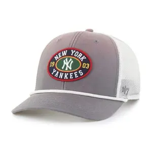 '47 New York Yankees Tide Sweep Rope Trucker Cap - Gray