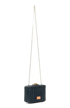 FRANCES VALENTINE Paige Wicker Box Clutch