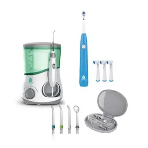 PURSONIC Smile Pro Bundle Professional Oral Irrigator + Rotary Toothbrush - Multicolor