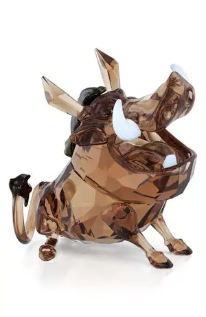 SWAROVSKI X Disney® The Lion King Pumba Figurine - Brown