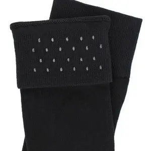 Trafalgar Carvel Striped Patterned Mid-calf Socks - Black And  Charcoal Stripes