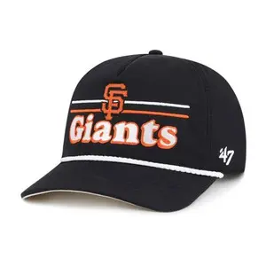 '47 San Francisco Giants Campscape Hitch Adjustable Hat - Black