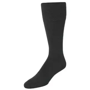 Trafalgar Santana Solid Mid-calf Merino Wool Socks - Charcoal