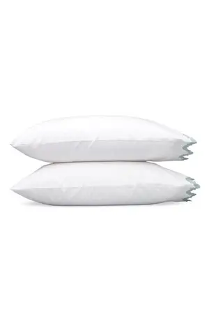 MATOUK Aziza Set Of 2 Pillowcases Pool