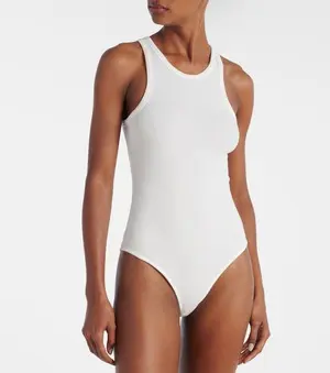 Alaïa Ribbed-knit Bodysuit