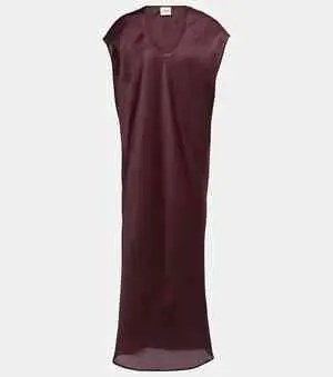 Cocktail Silk Maxi Dress